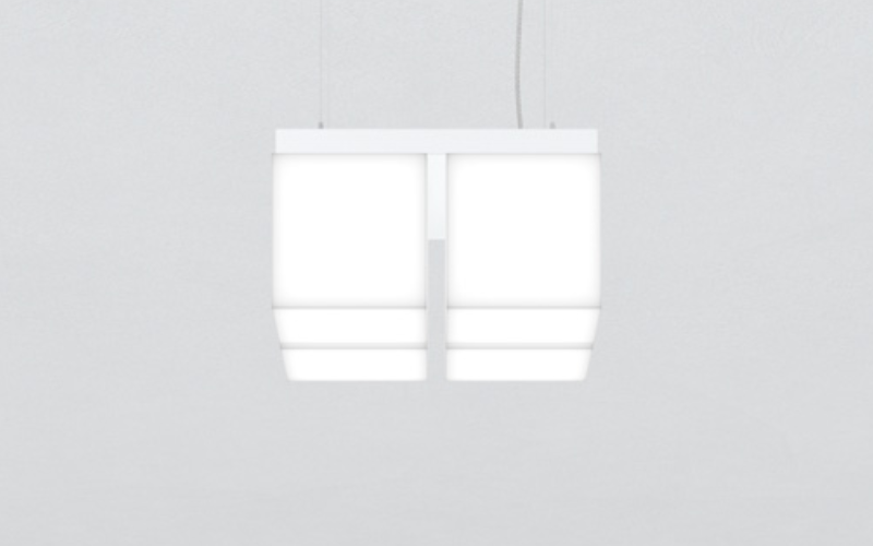 3G-PKU822. 8'' MULTIPLE SQUARE KUBO PENDANT MOUNTED. by 3G Lighting
