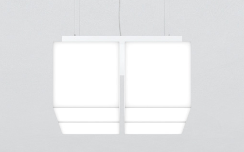 3G-PKU1222. 12'' MULTIPLE SQUARE KUBO PENDANT MOUNTED. by 3G Lighting