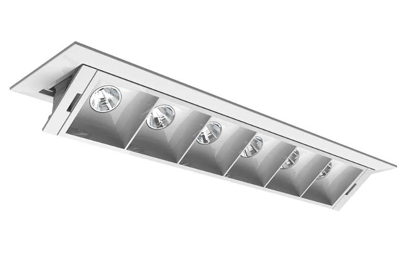 LN1SQ A. LINI 1” LINEAR RECESSED ACCENT Adjustable 370 – 2230 Lumens ...