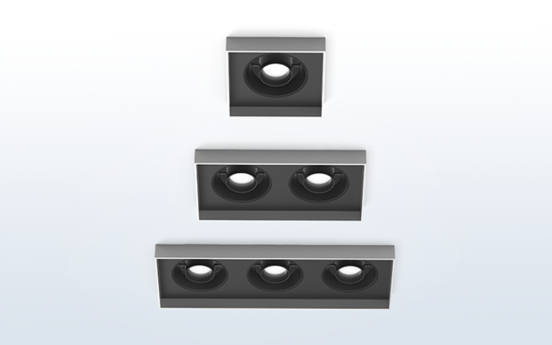 R583. Pola Box R. Trio. by Arancia Lighting