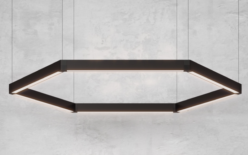 STFDI. Stencil Pendant DI Hexagon. by Axis Lighting