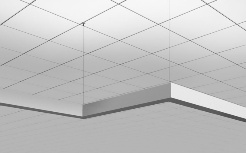 TB4ILEDPAT. Beam 4 LED PENDANT MOUNT - INDIRECT REGULAR LIT CORNER ...