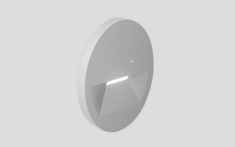 BCS. WALL SEMI-STEPLIGHT RECESSED OVAL VERTICAL. by Axis Lighting