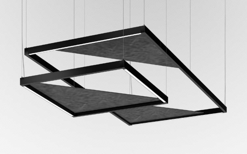 StencilFlex Square & Rectangle Spotless Flush. by Axis Lighting