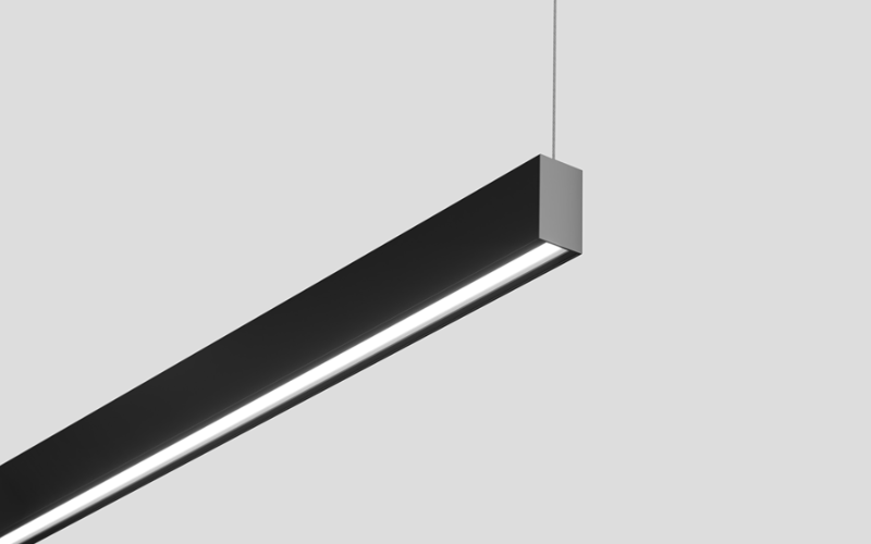 STD. STENCIL PENDANT DIRECT - LINEAR. by Axis Lighting