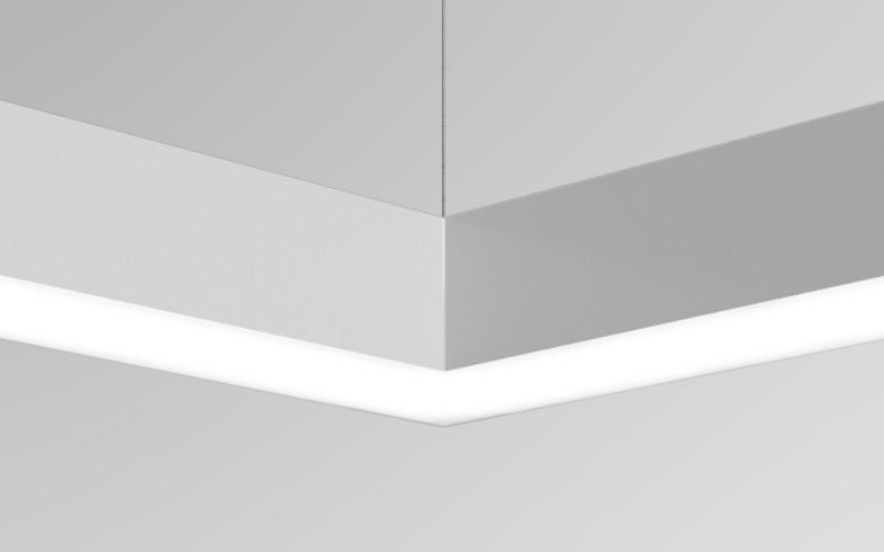B6DLEDPAT. Beam 6 LED PENDANT MOUNT - DIRECT REGULAR LIT CORNER PATTERNS. by Axis Lighting