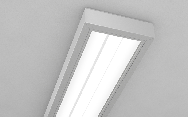 DAYFLED. Day 1x4 Flat LED SURFACE MOUNTED. by Axis Lighting