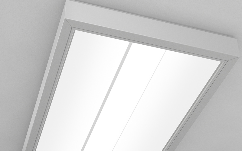 DAYFLED. Day 2x4 Flat LED SURFACE MOUNTED. by Axis Lighting