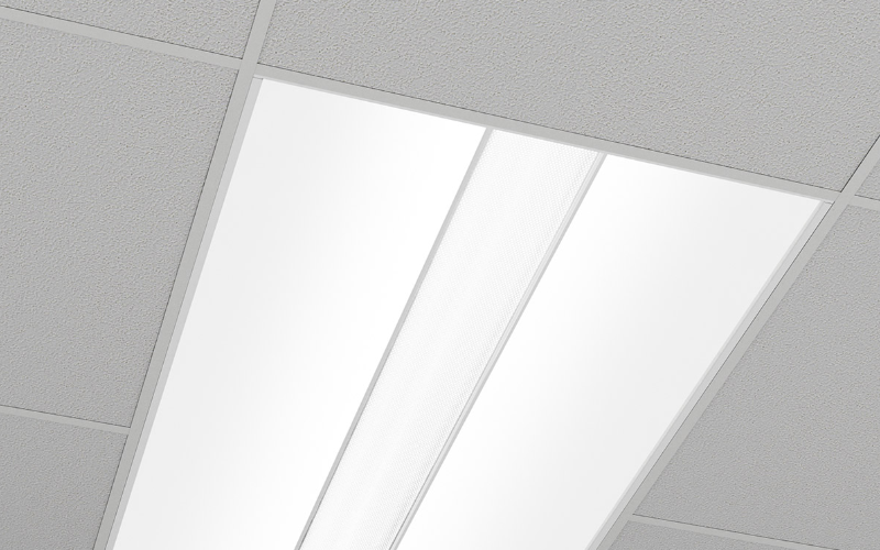 DIALED. Dia 2x4 LED RECESSED T-Bar & Drywall. by Axis Lighting