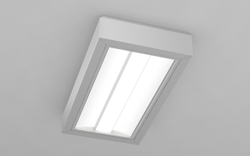 DAYCLED. Day 1x2 Curve LED Surface Mounted. by Axis Lighting