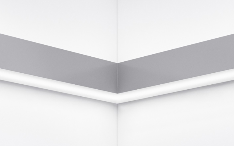 TB3WDILEDPAT. Beam 3 LED WALL MOUNT - DIRECT / INDIRECT REGULAR LIT CORNER PATTERNS. by Axis ...
