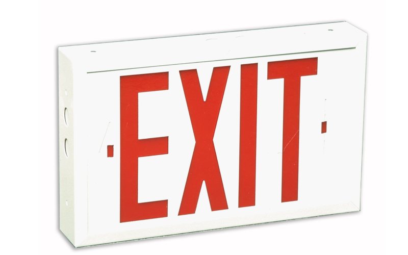 VRX. Steel Vandal Resistant Exit Sign. by Big Beam Emergency Systems