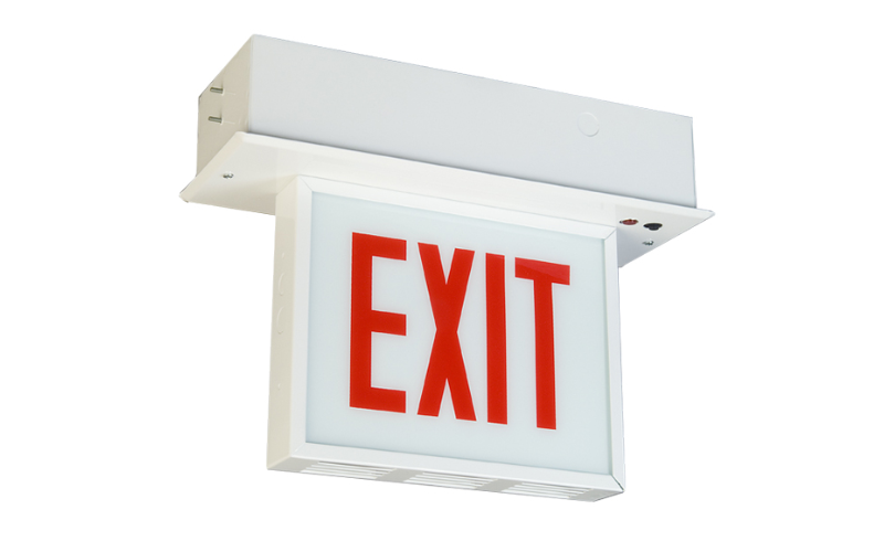 ECXL/ERCXL. Chicago Approved LED High Capacity Exit Sign. by Big Beam ...
