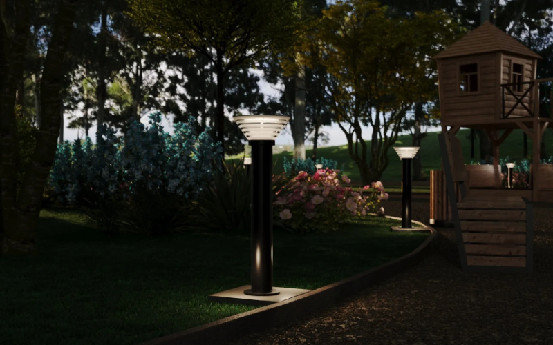 SL-021 80. ADA B80 SOLAR BOLLARD. by Bullard Bollards, Gordon Bullard