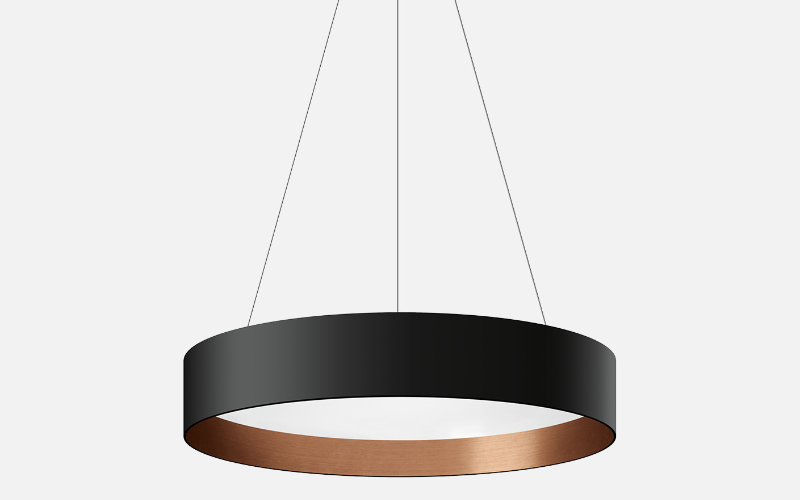 50 276. STUDIO LINE Large-area pendant luminaire Velvet black - Tunable ...