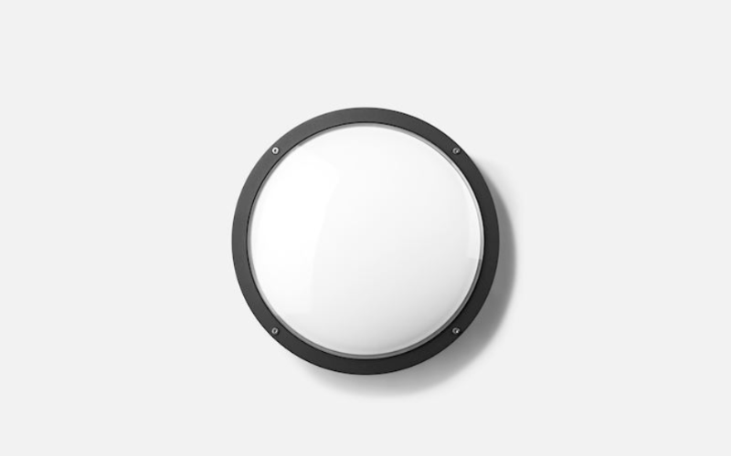 24 081. Impact-resistant ceiling and wall luminaire Unshielded. by Bega US