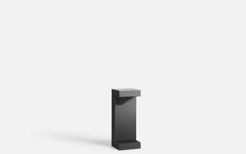 84 219. Shielded bollard · asymmetric wide beam. by Bega US