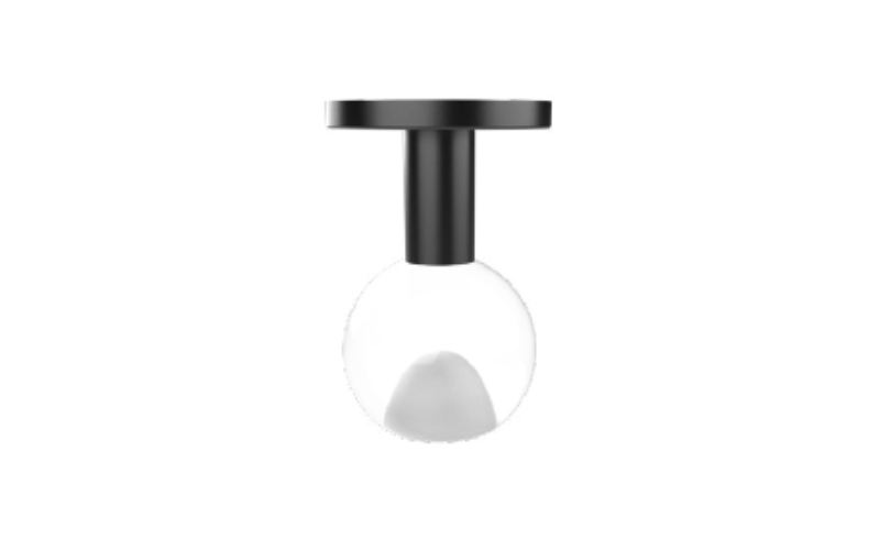 SGL. SURFACE-MOUNT ACRYLIC GLOBE LARGE - CLEAR DIFFUSER. by Blackjack ...
