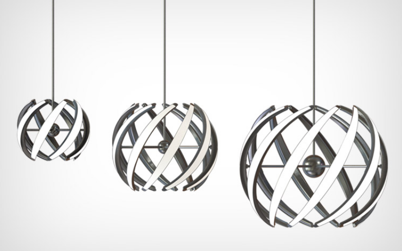 SWL. 16” Swirl Pendant. by Blackjack Lighting