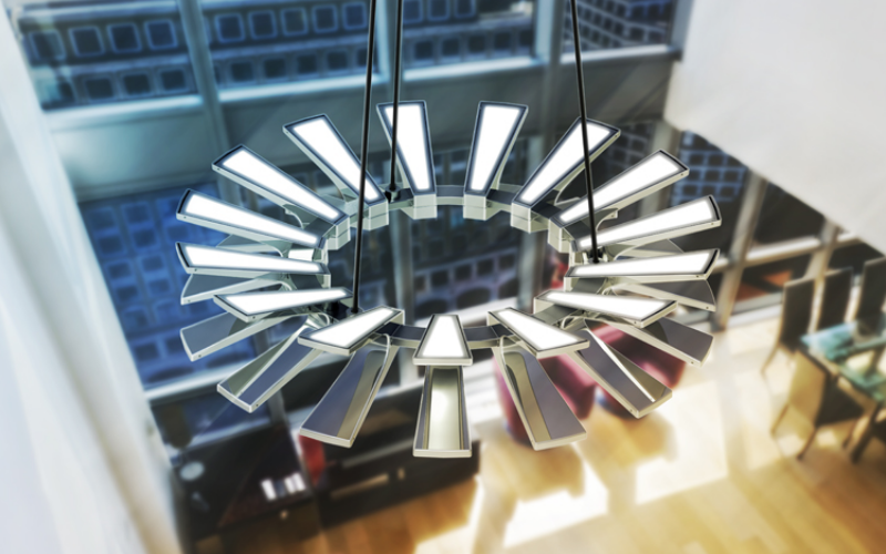 WEG. 36” Wedge Pendant. by Blackjack Lighting