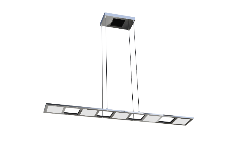 QDR. 48'' Quadra Down Light Linear Pendant. by Blackjack Lighting