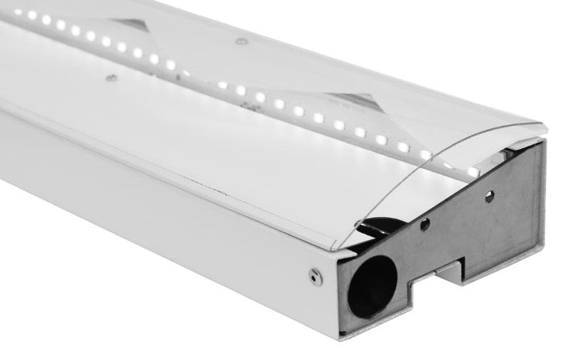 BSS120A. Asymmetric cove mount LED luminaire for use in manufactured ...