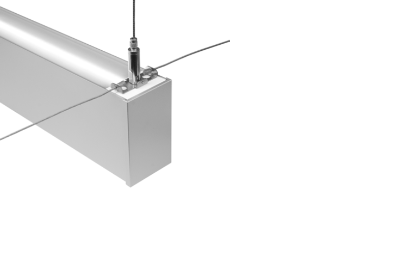 BSW255. FATHOM 2” wide direct/indirect LED luminaire, outdoor locations ...