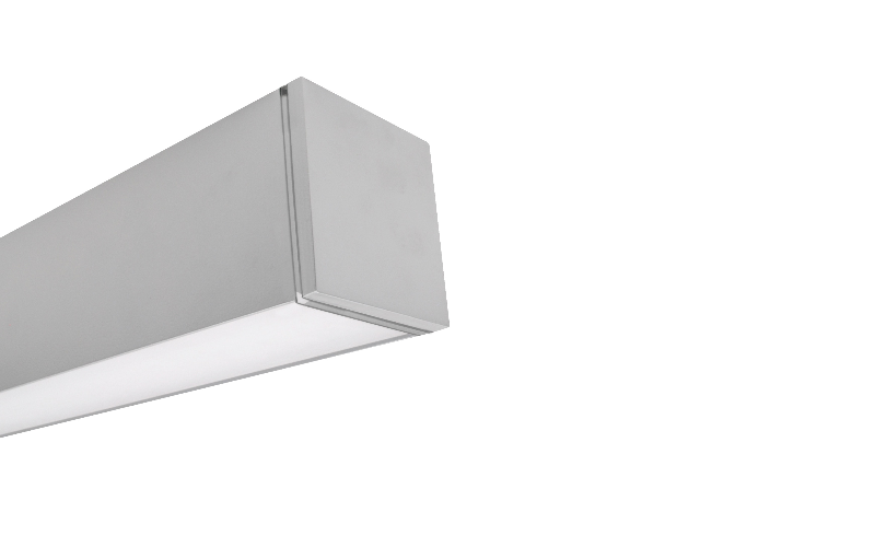 BSW214. FATHOM 3” wide LED luminaire with flush lens, outdoor locations ...