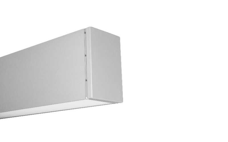 BSW208. FATHOM 2”wide LED luminaire with flush lens, outdoor locations ...