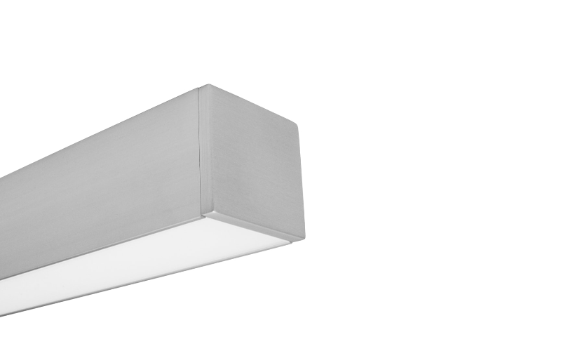 BSS225. BODHI 2-1/8” wide LED luminaire with flush lens, remote driver. by Bartco Lighting