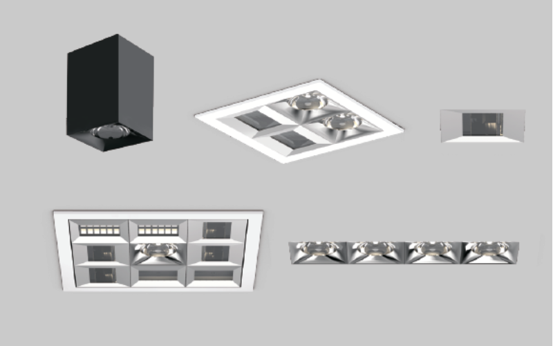 X-Lite 2x2 Surface/Pendant. by BASO