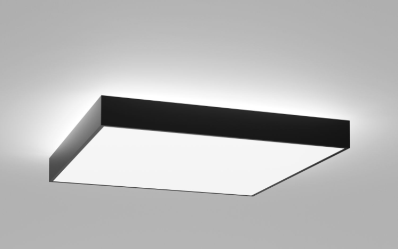 SQUARE DIRECT/INDIRECT SURFACE PENDANT. by BASO