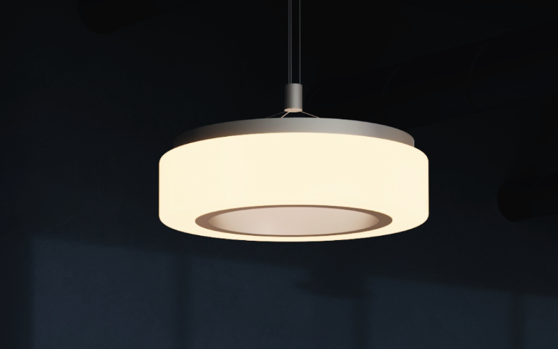 C-15SL1. BUBBLE 1800 STABLE WHITE. by Cerchio Lighting