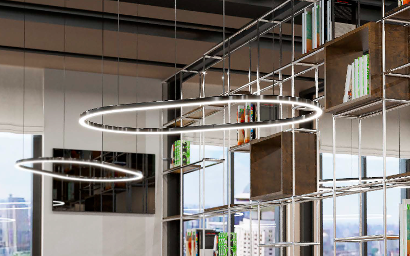 P-77-101. FRUIT 1 LOOP. by Cerchio Lighting