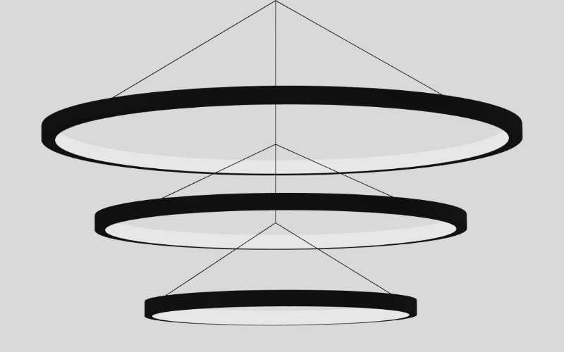 P78. CAPO IN CHANDELIER. by Cerchio Lighting