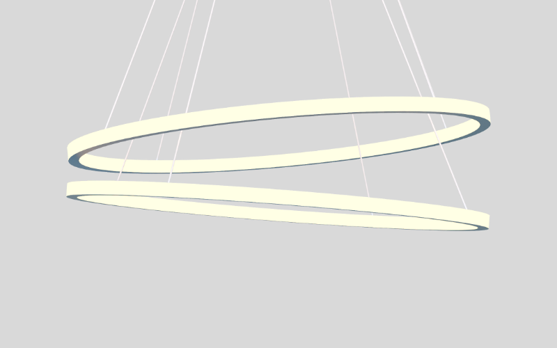 NS-LL0213A. CAPO 2 CHANDELIER. by Cerchio Lighting