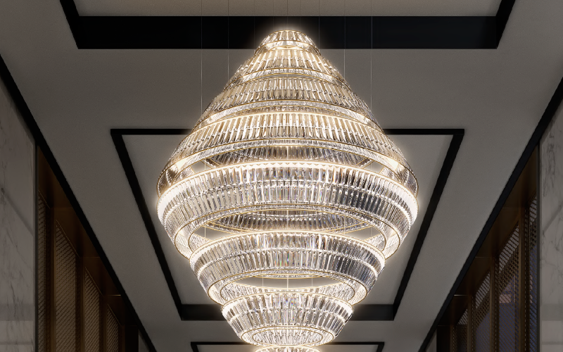 055-07. MILLENNIUM (CHANDELIER). by Cerchio Lighting