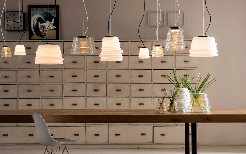 SE198-C. BIBENDUM LARGE (PENDANT). by Cerchio Lighting