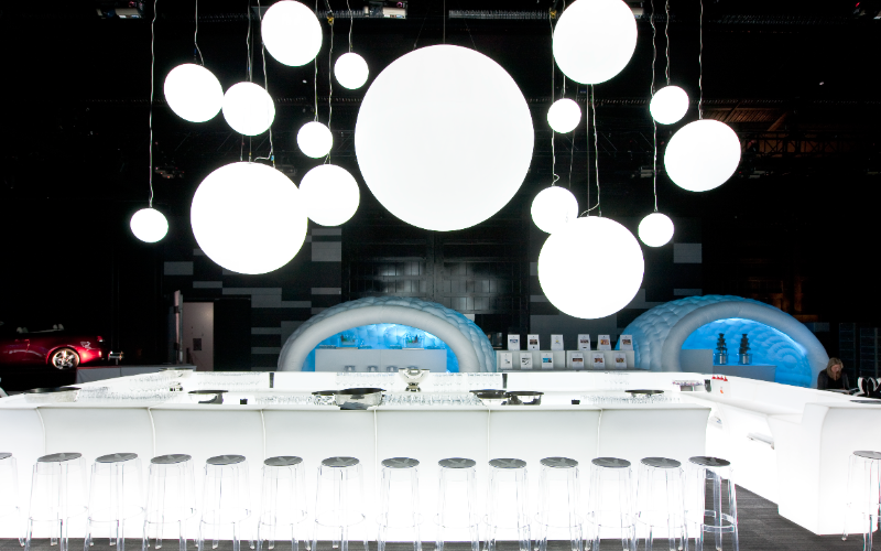 SL-GS200. GLOBO SUSPENDED 200. by Cerchio Lighting