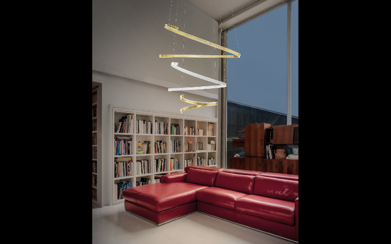 2130-S. SPIRA SUSPENDED. by Cerchio Lighting