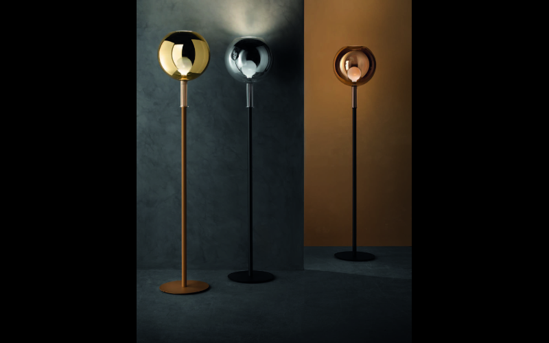 2158-T. ECLETTICA (FLOOR LAMP). by Cerchio Lighting, Gordon Bullard