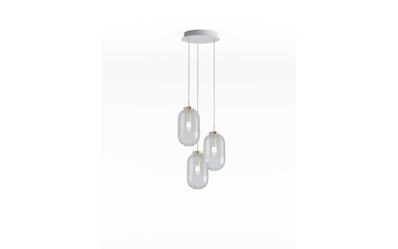 BM-LTR-GL. LANTERN (Chandelier) BEAM DOWN. by Cerchio Lighting, Gordon ...