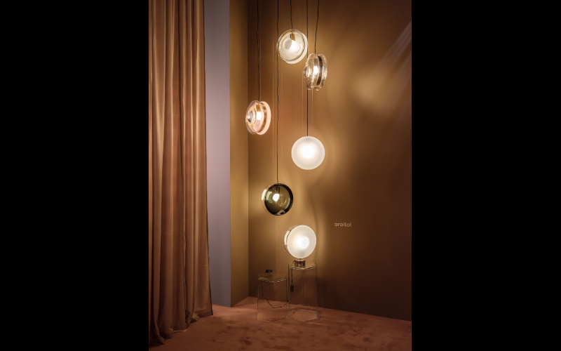 BM-ORB-GL. ORBITAL (CHandelier). by Cerchio Lighting, Gordon Bullard