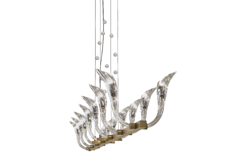 CH-CHO-GL. Chill Out (Chandelier) BEAM UP / BEAM DOWN. by Cerchio ...