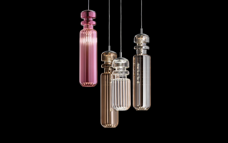 CH-BON-GL. BON TON (CHANDELIER) BEAM DOWN. by Cerchio Lighting, Gordon ...