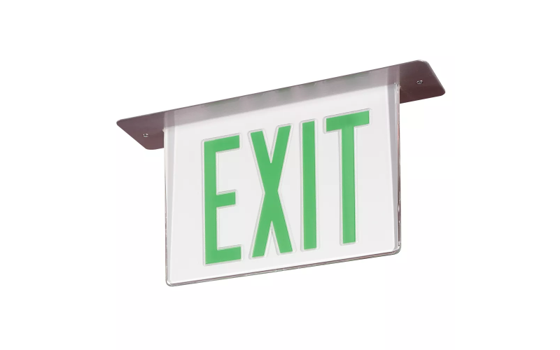 T45VL/TER45VXL.45V series - Recessed Architectural LED edge-lit exit ...