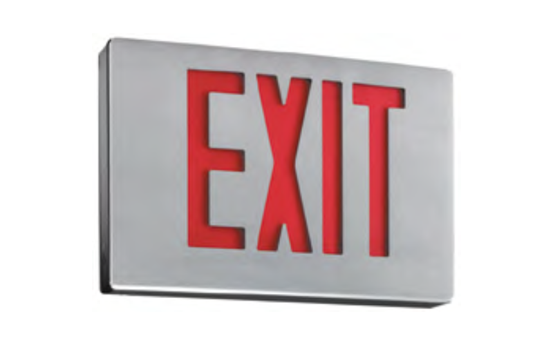 55L/ER55L/ER55LD. 55 Series Die cast aluminum exit sign. by Chloride ...