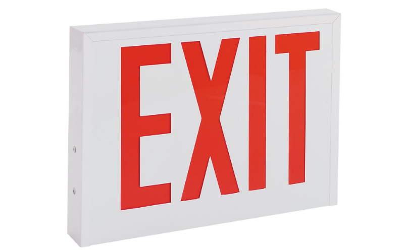 SXLRW/SXLRWEM. SX series LED die-formed steel exit sign NYC Approved 8 ...
