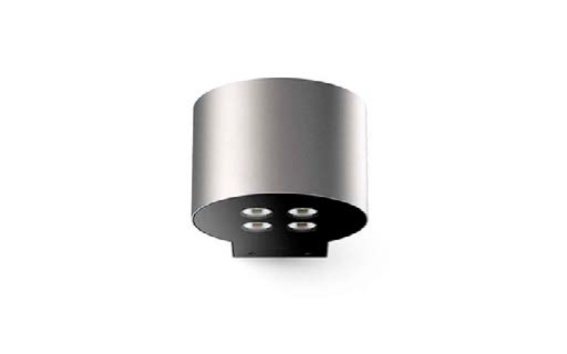 Loch B-180 Stainless Steel LED Wall Mount. by Designplan