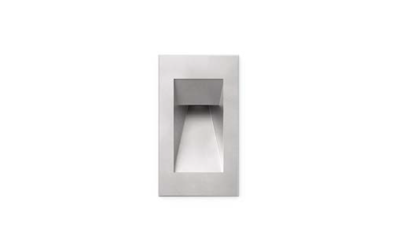 Kandovan H-130 Stainless Steel Recessed LED Wall Mount. by Designplan